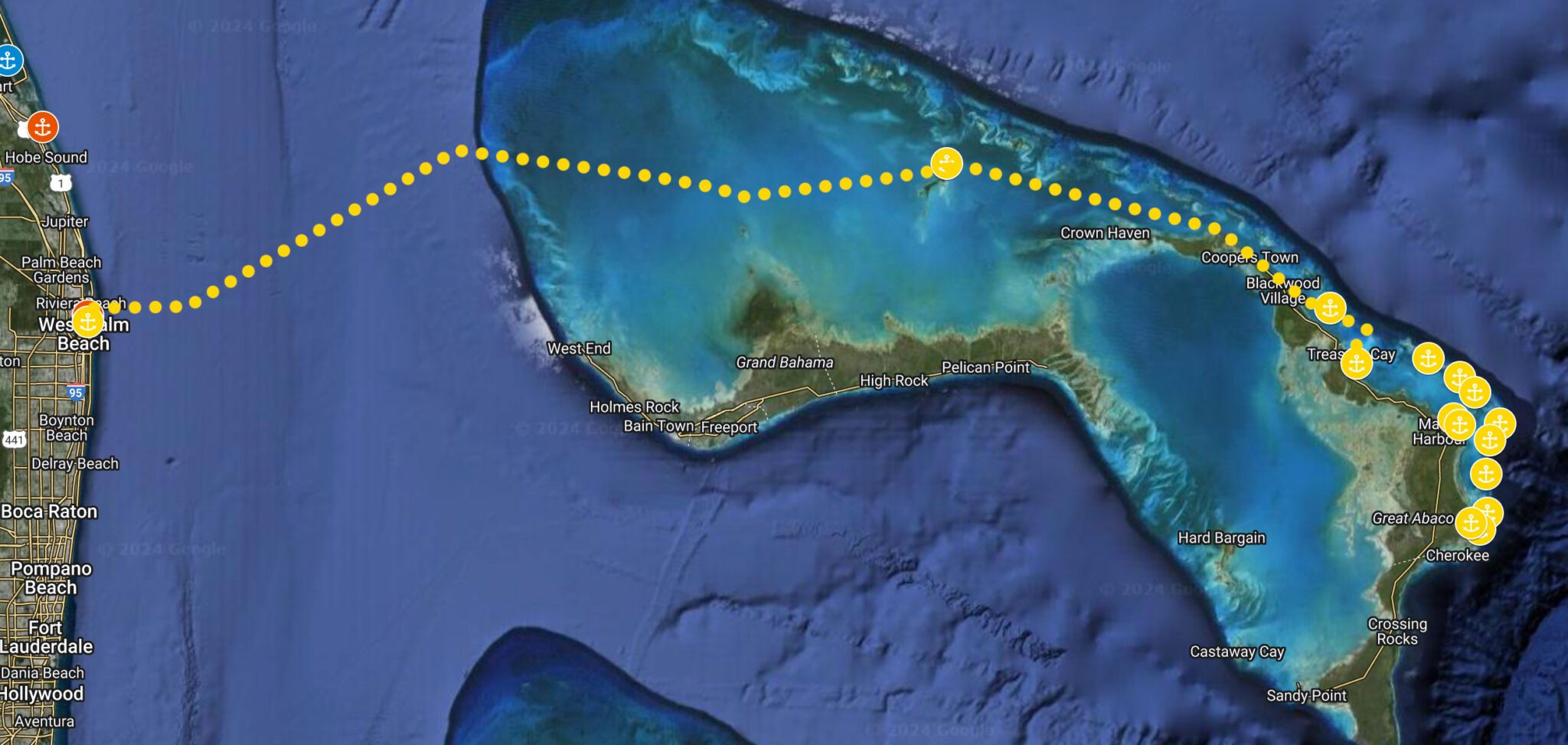 Cruising the Abacos Islands, Bahamas - Blue Turtle Cruising